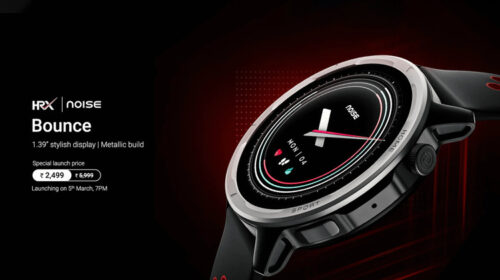 Noise HRX Bounce Smartwatch with 1.39" Display, BT Calling, in-built Games